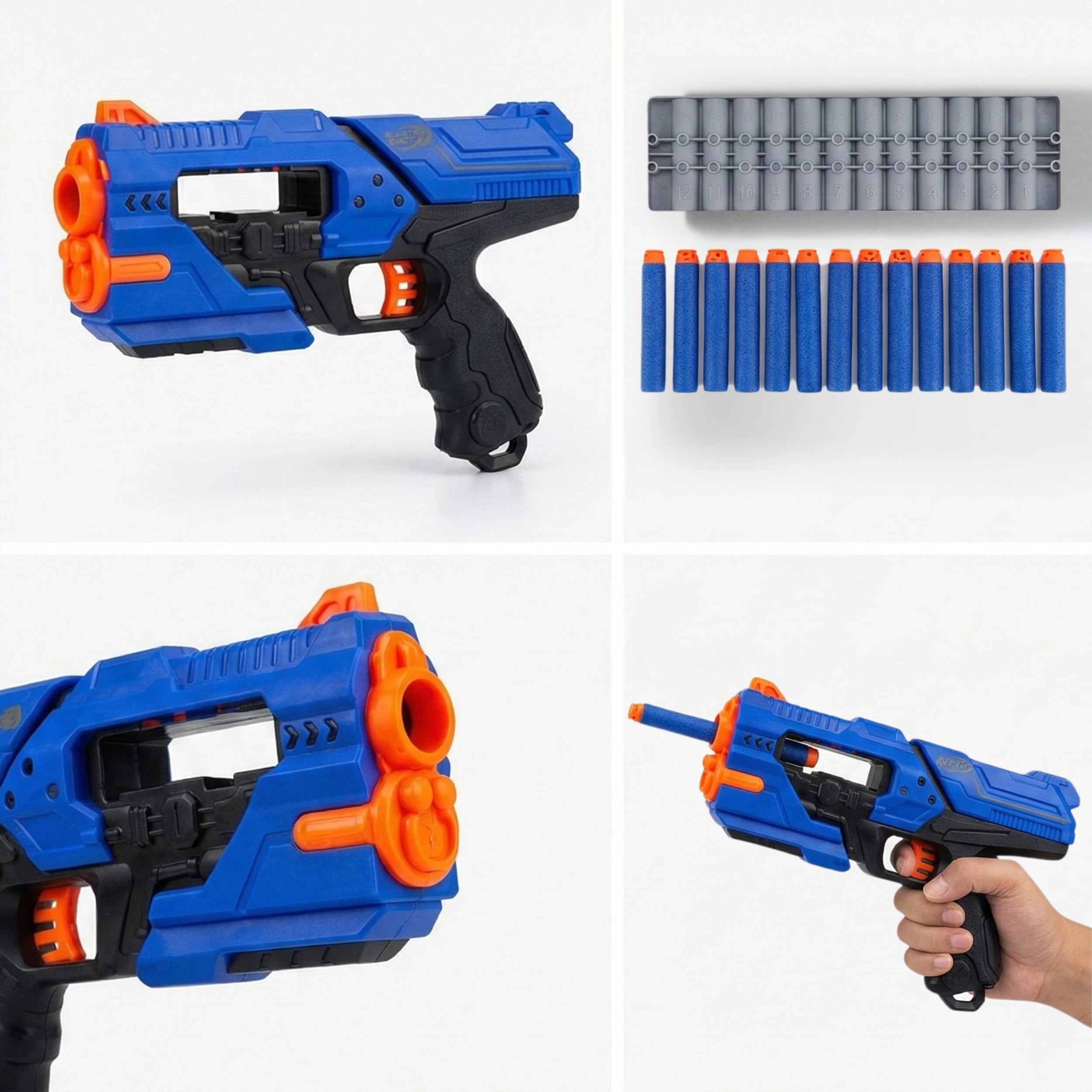 Blaster Shots – Soft Foam Bullet Gun – Kidszee